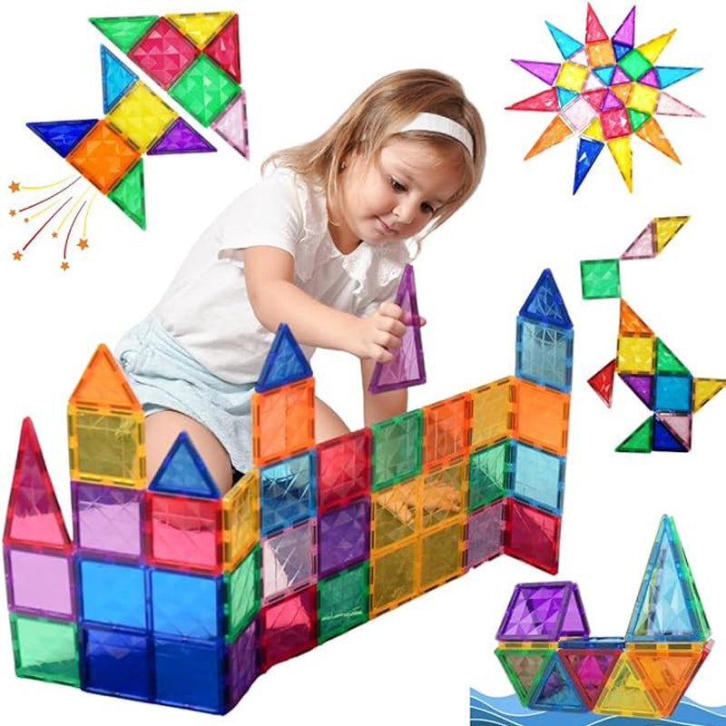 Magnetic building tiles toy store