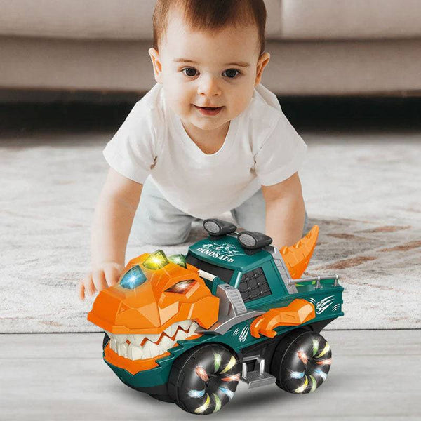 Interactive LED Dinosaur Chariot Toy - Little Learners Toys