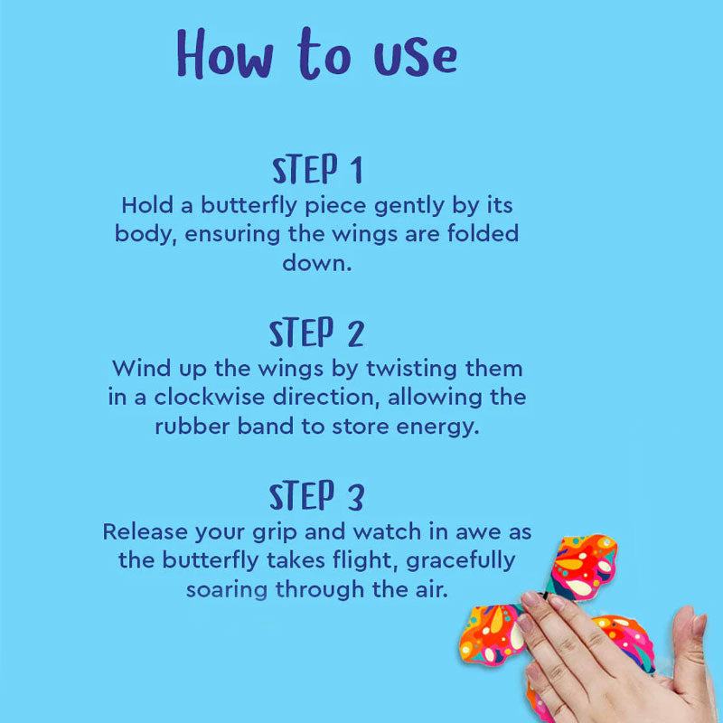 Wonder Flutter Flying Butterfly Set - Little Learners Toys