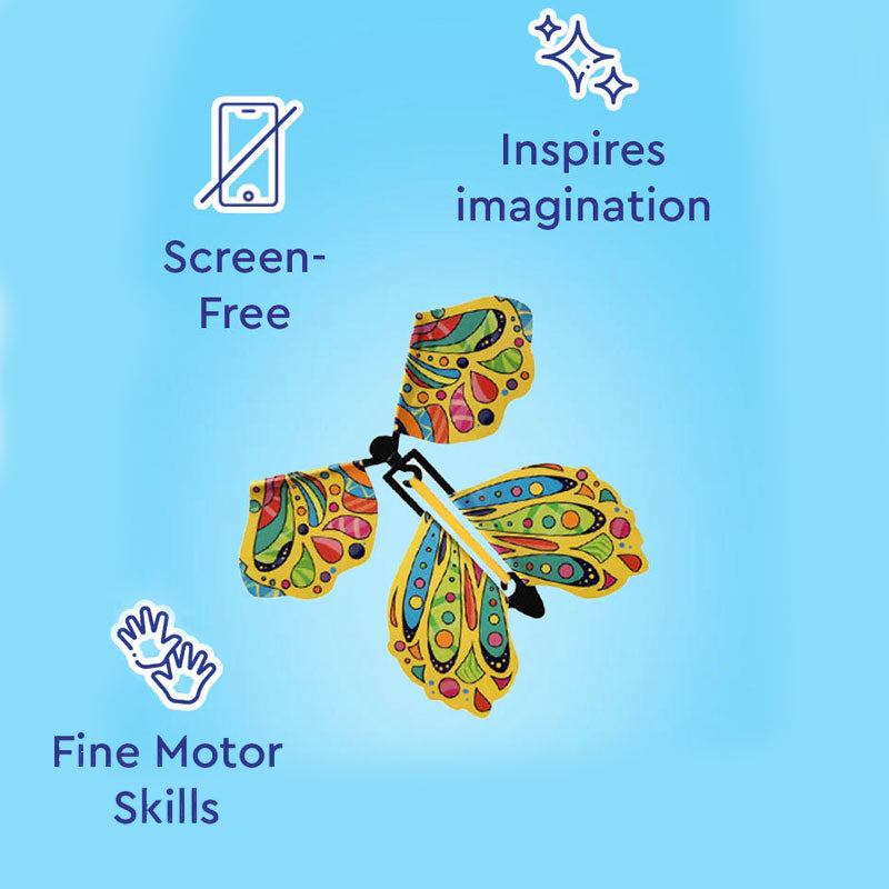 Wonder Flutter Flying Butterfly Set Little Learners Toys